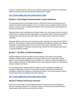 THE MEDICAL GUIDE FOR HOME | PDF