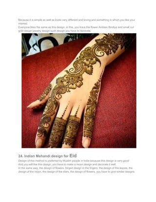 Indian mehndi designs by mehndirangolidesigns.com