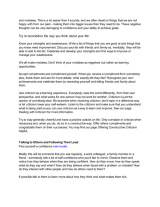 BUILDING CONFIDENCE | DOCX