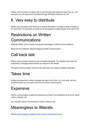 Written Communication Skills: 2023 Complete Guide | PDF | Email | Internet