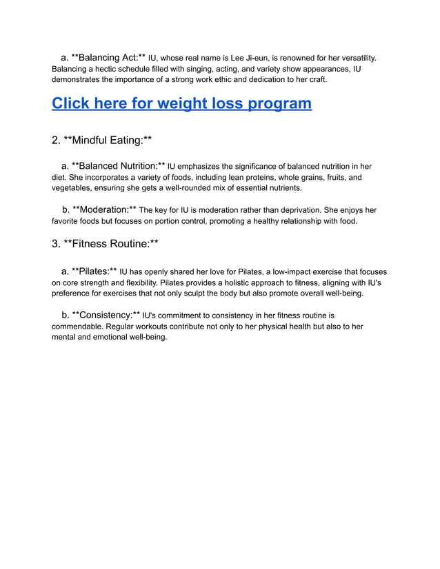 Unveiling the Wellness Secrets of IU: A Glimpse into Her Weight and ...