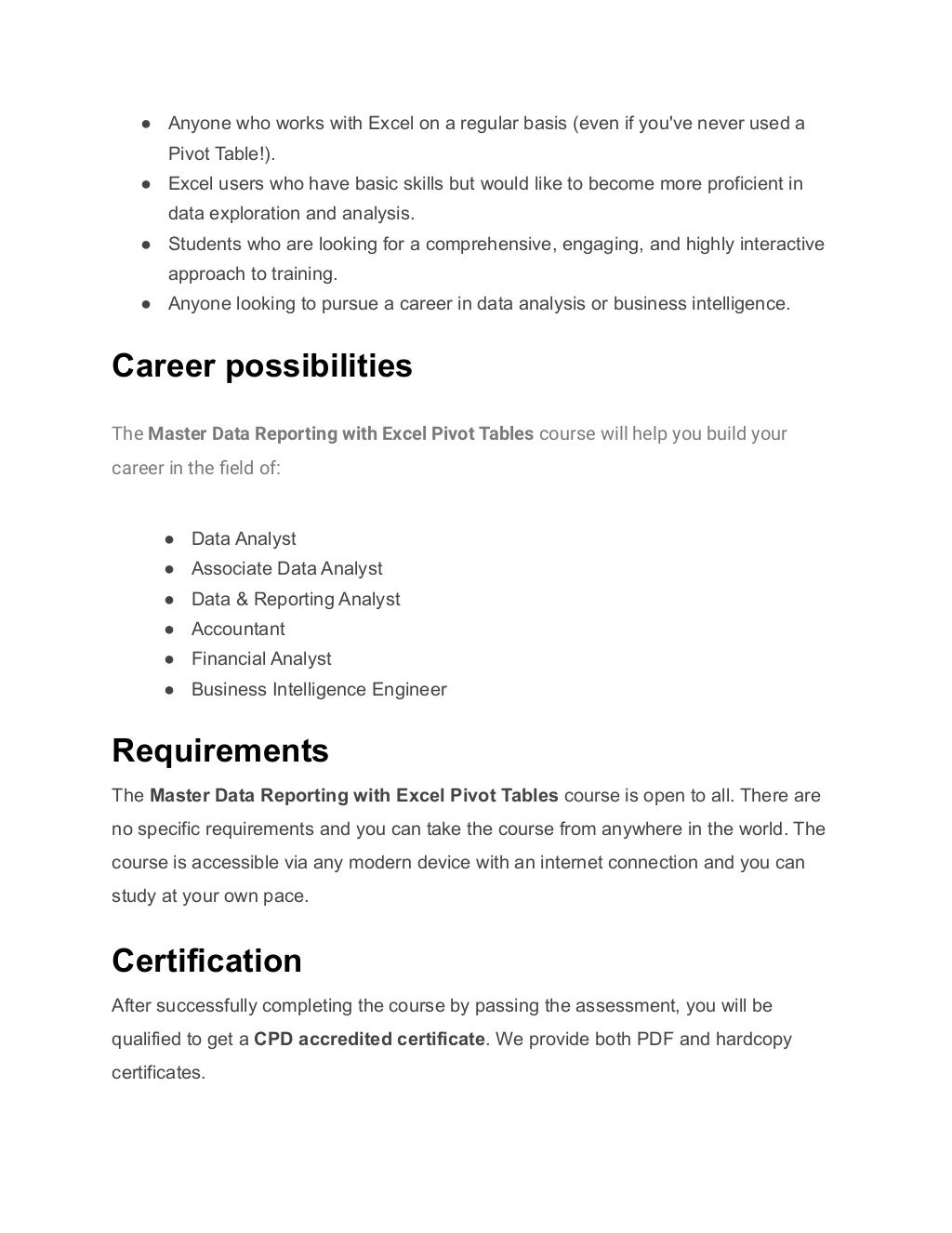 Master Data Reporting With Excel Pivot Tables master-data-reporting-with-excel-pivot-tables