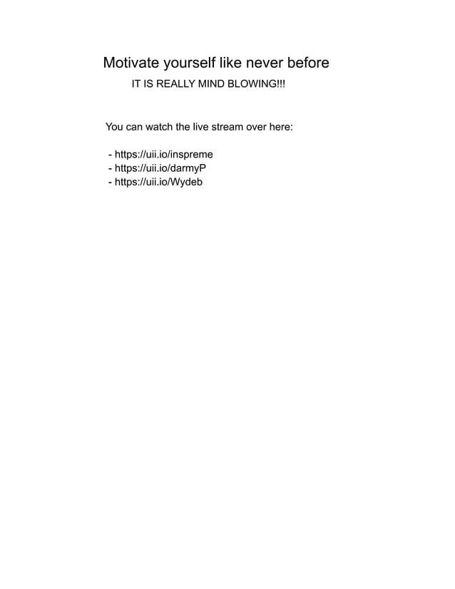 Motivate yourself like never before | PDF