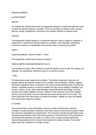 Engineering Methods | DOCX | Civil Engineering Industry | Industries