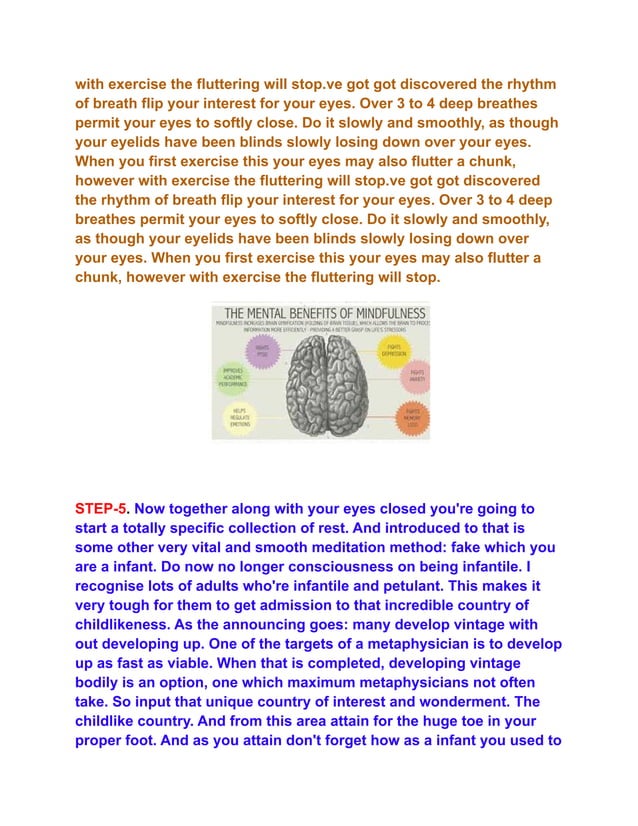 MEDITATION AND IT'S HEALTH BENEFITS | PDF