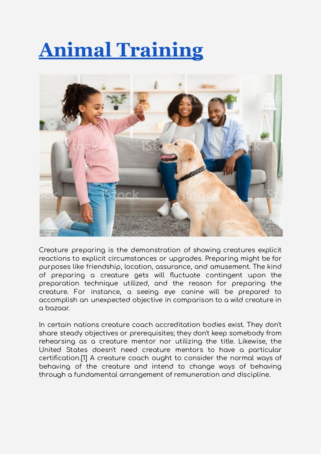 Animal Training Techniques | PDF