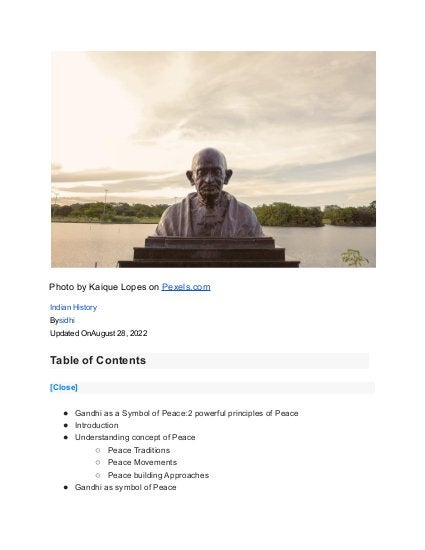 Gandhi as a Symbol of Peace & 2 powerful principles of Peace.pdf
