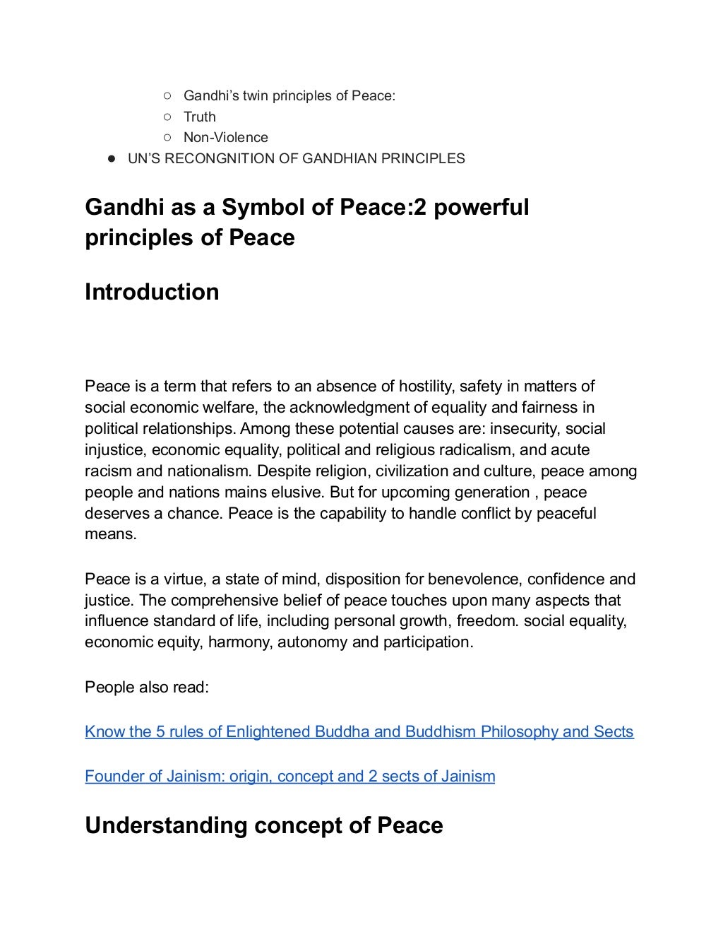 Gandhi as a Symbol of Peace & 2 powerful principles of Peace.pdf