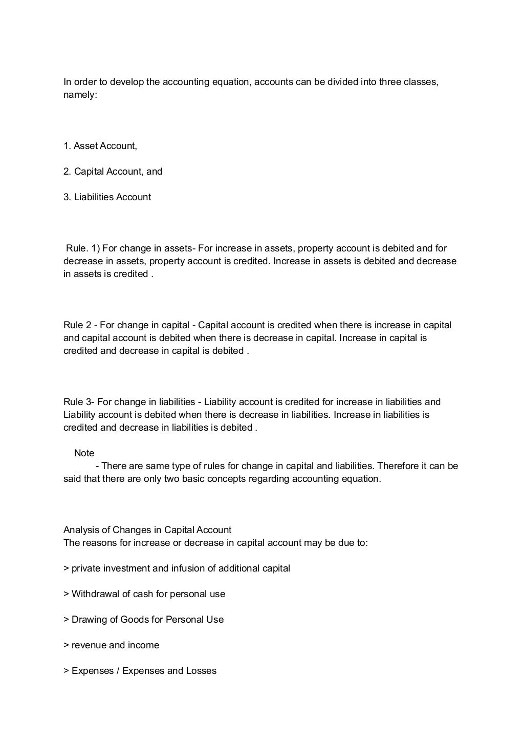 Basic Accounting equation , Meaning of Accounting equation. | PDF