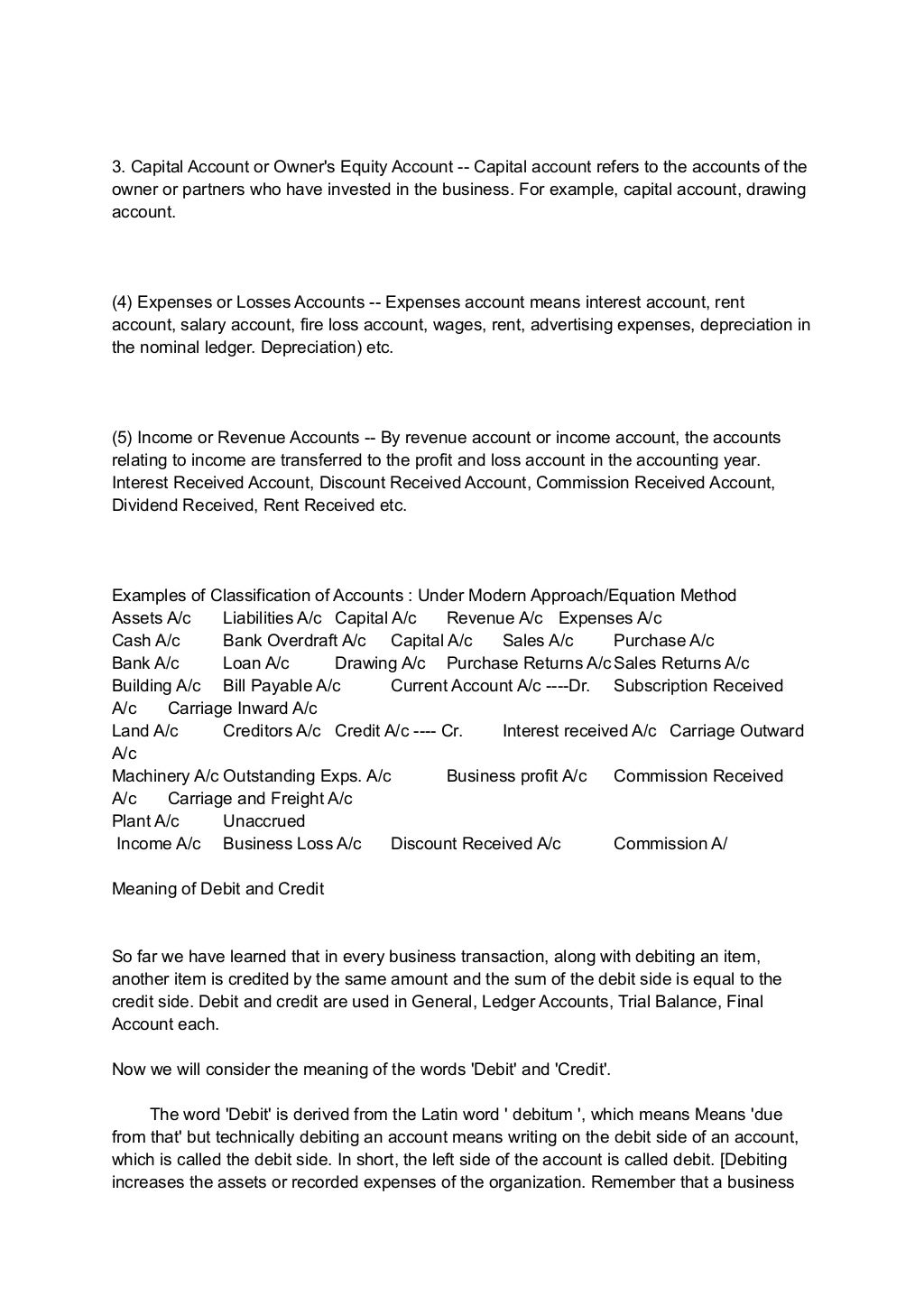 Rules of Debit and Credit. | PDF