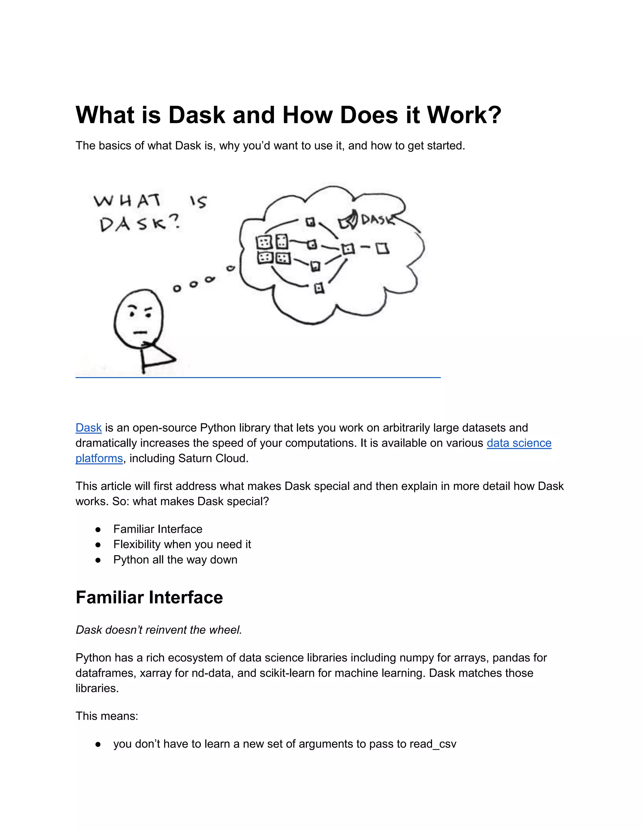 What is Dask and How Does It Work? | DOCX