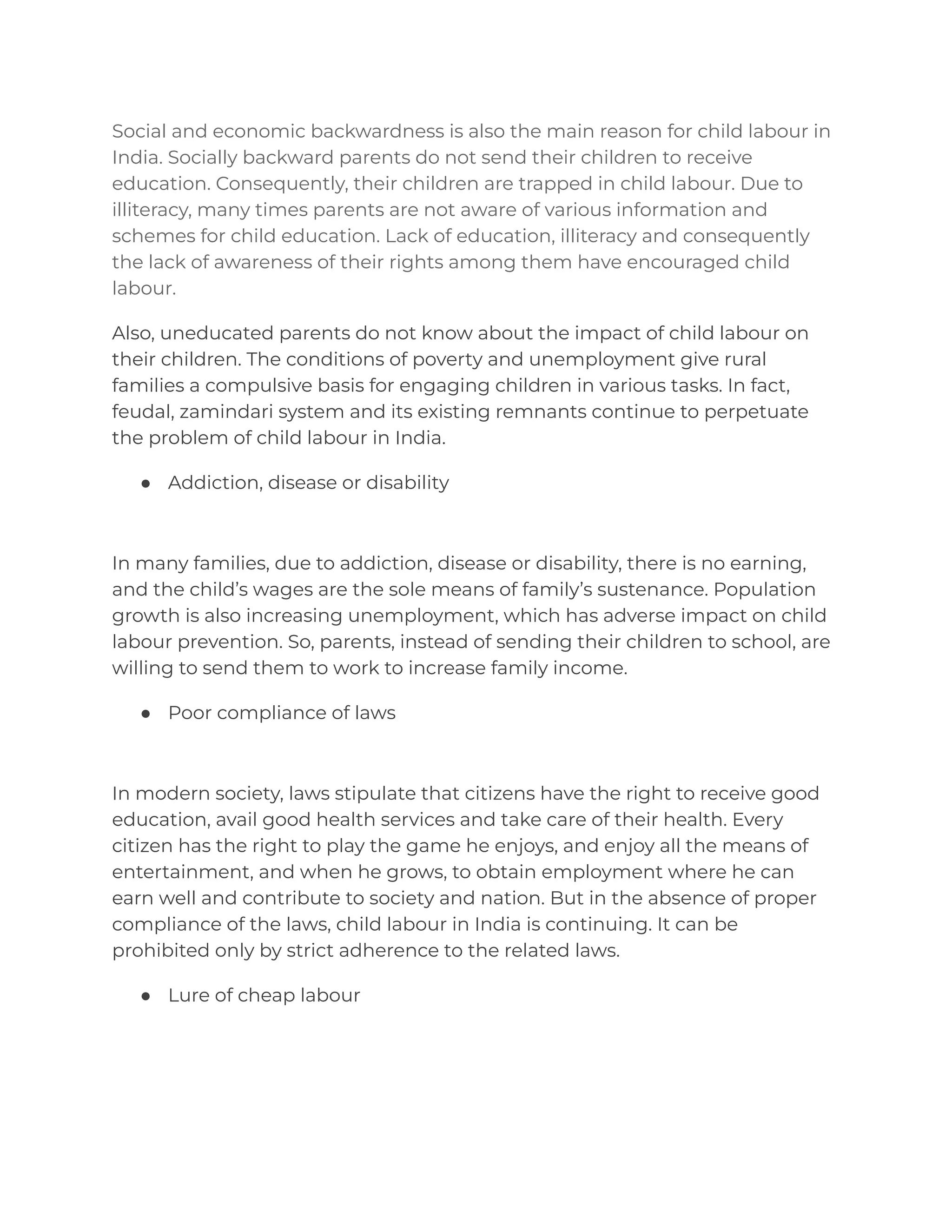 CLASS 12 ENGLISH PROJECT ON CHILD LABOUR | PDF