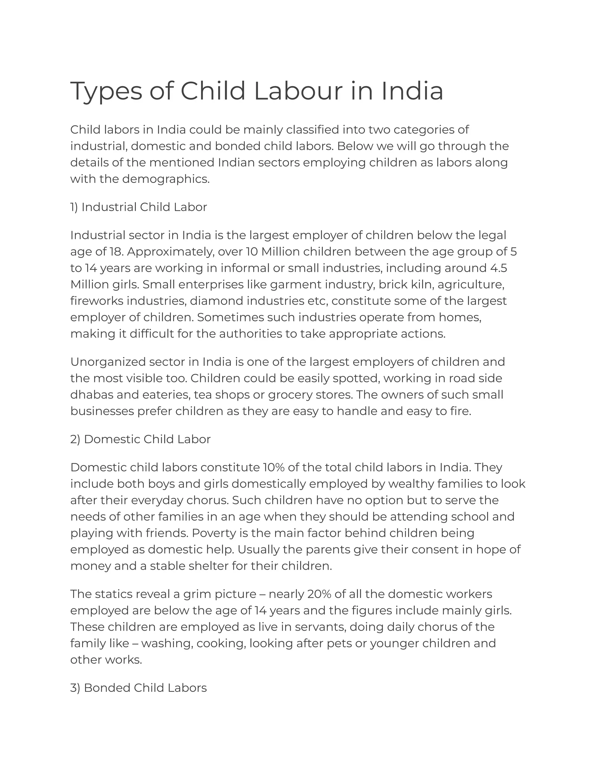 CLASS 12 ENGLISH PROJECT ON CHILD LABOUR | PDF