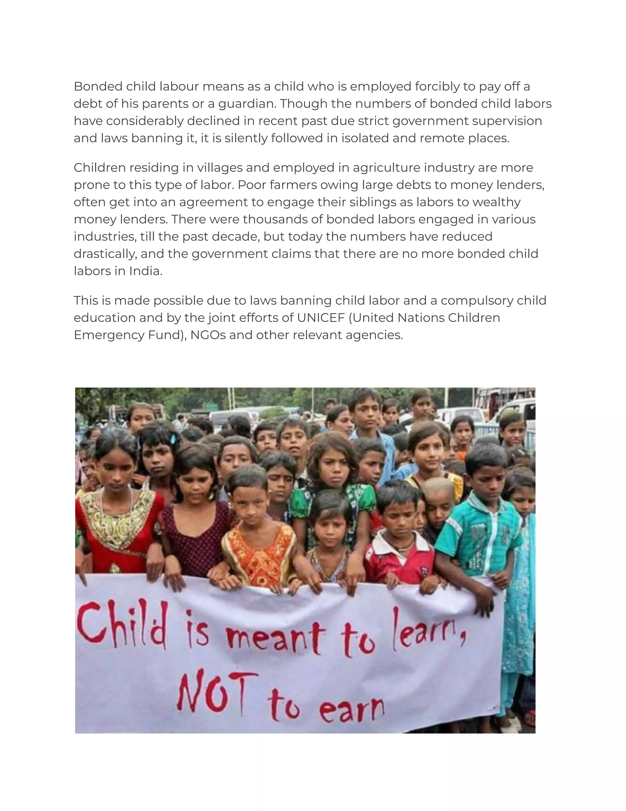 CLASS 12 ENGLISH PROJECT ON CHILD LABOUR | PDF