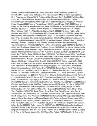 Game Stick List | PDF