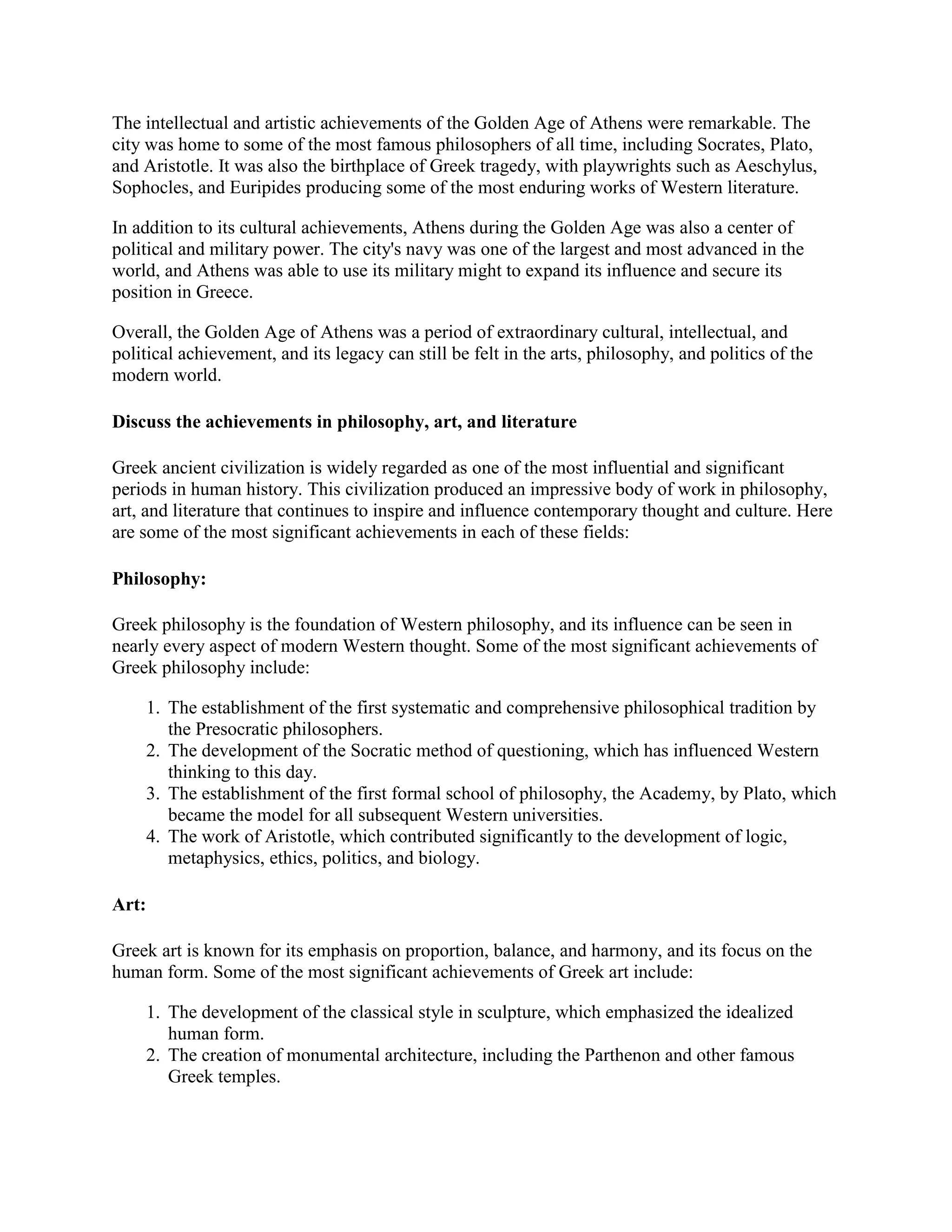 Greek Ancient Civilization(Greek Mythology) | DOCX