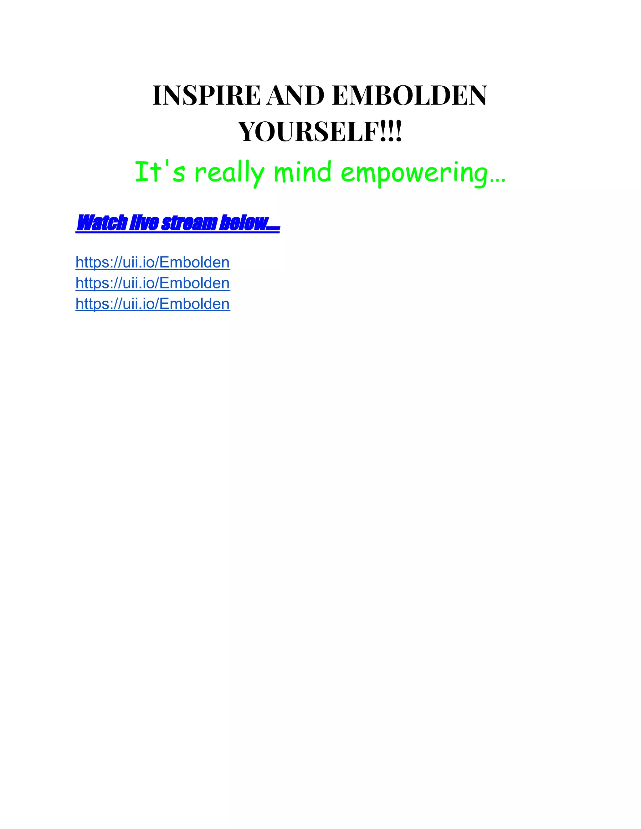 INSPIRATIONAL | PDF