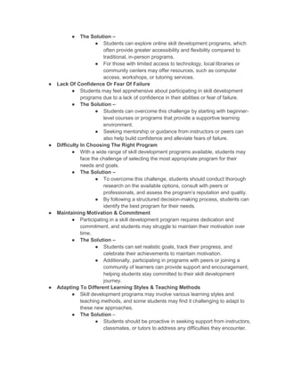 Elevate Your Abilities with IFERP's Comprehensive Student Skill ...