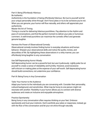 Boosting Your Humor | PDF | Comedy | Genres