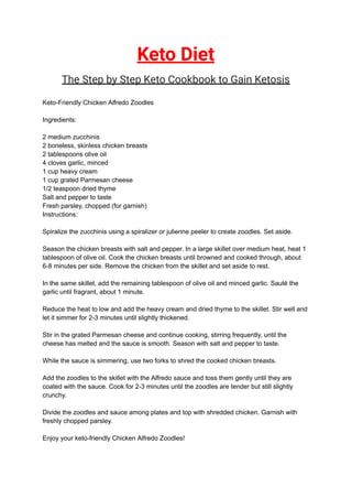 Keto Diet | PDF