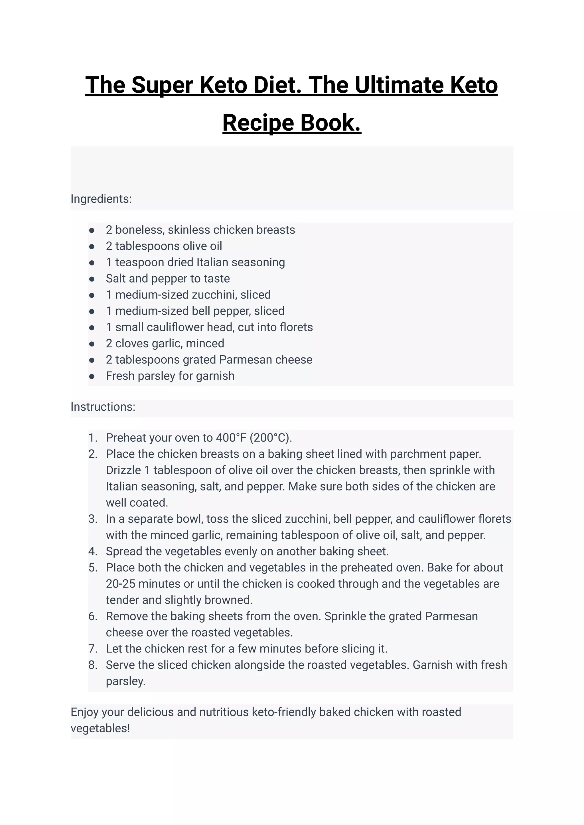 Super Keto Diet | PDF