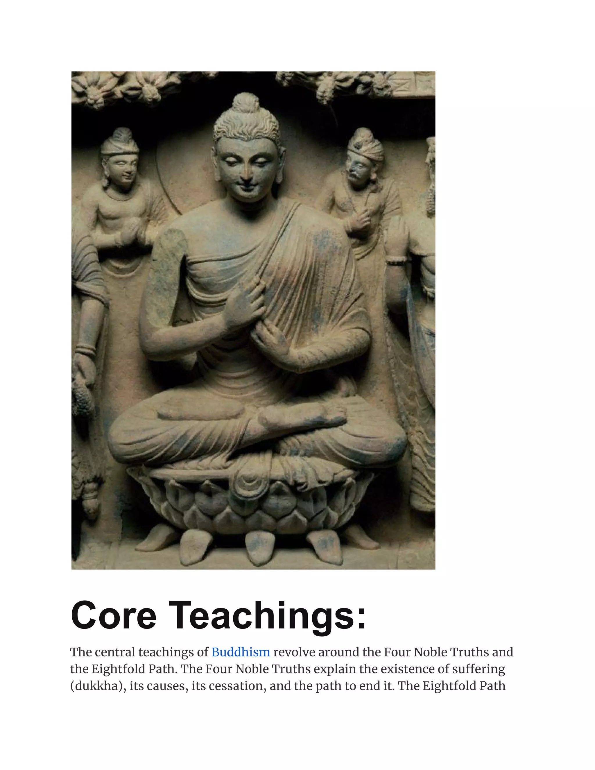 History of Buddhism Origin, Teachings & Practices | in 2023 | PDF ...