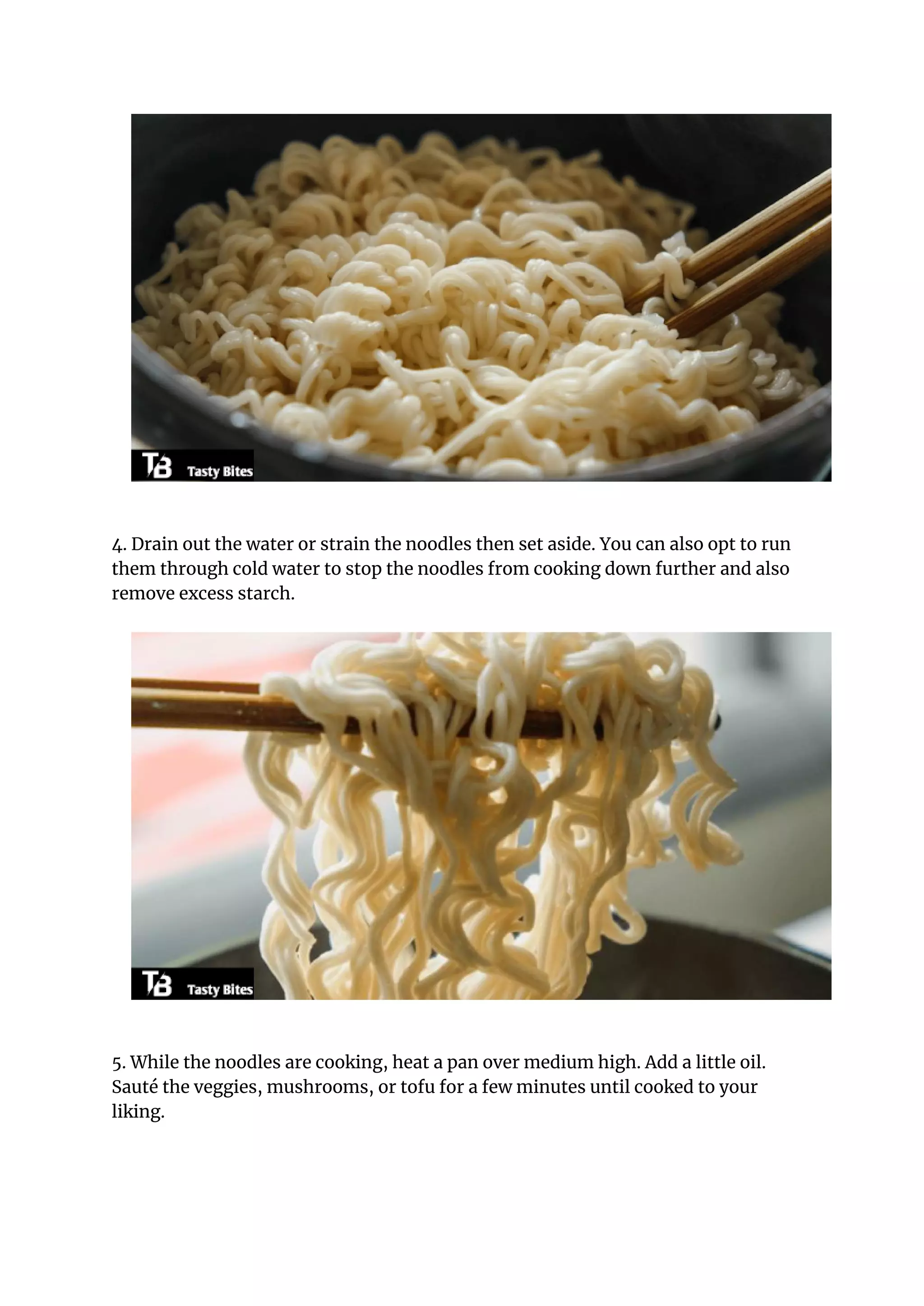 Easy Saucy Ramen Noodles | PDF