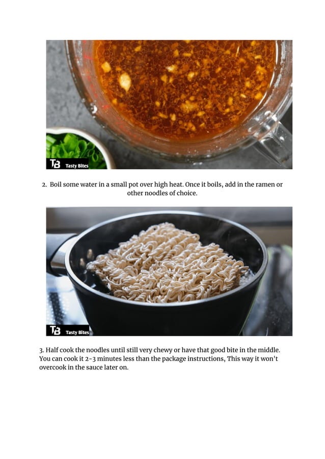 Easy Saucy Ramen Noodles | PDF