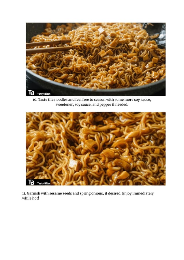Easy Saucy Ramen Noodles | PDF
