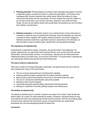 Cybersecurity in the Digital Age | PDF