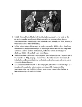 Independence Day India history Day 1947 | PDF