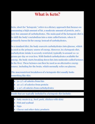 Customized Keto Diet Plan 2 | PDF