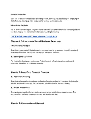 PROJECT SERENITY | PDF