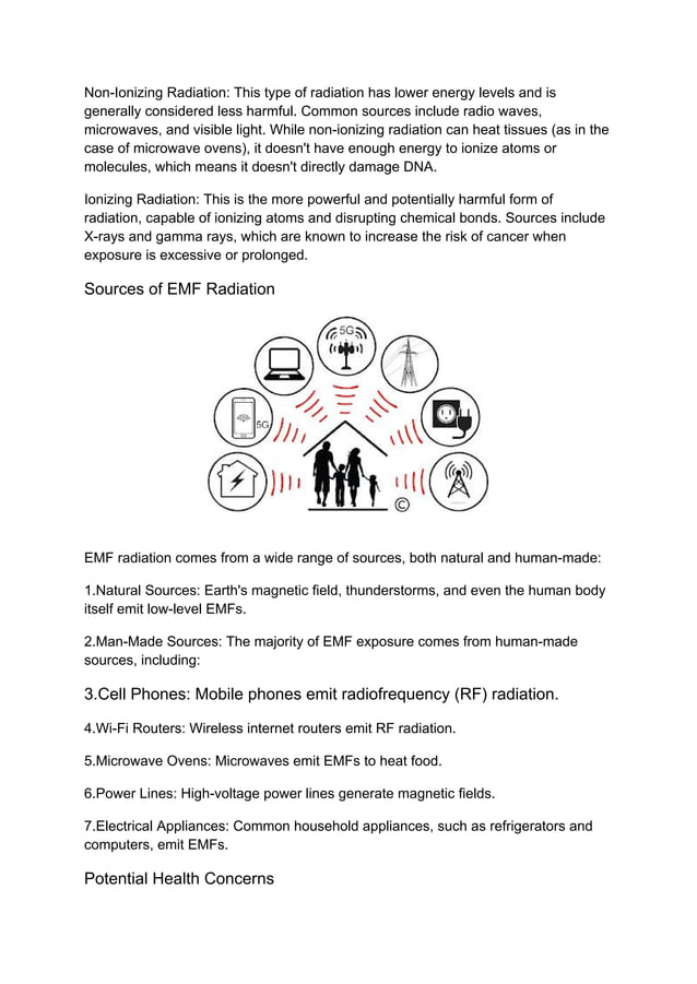 Did you know about EMF radiation? | PDF | Phone Services | Home Utilities