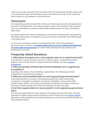 UntiCivil Engineering Government Jobs: Paving the Way for a Public ...