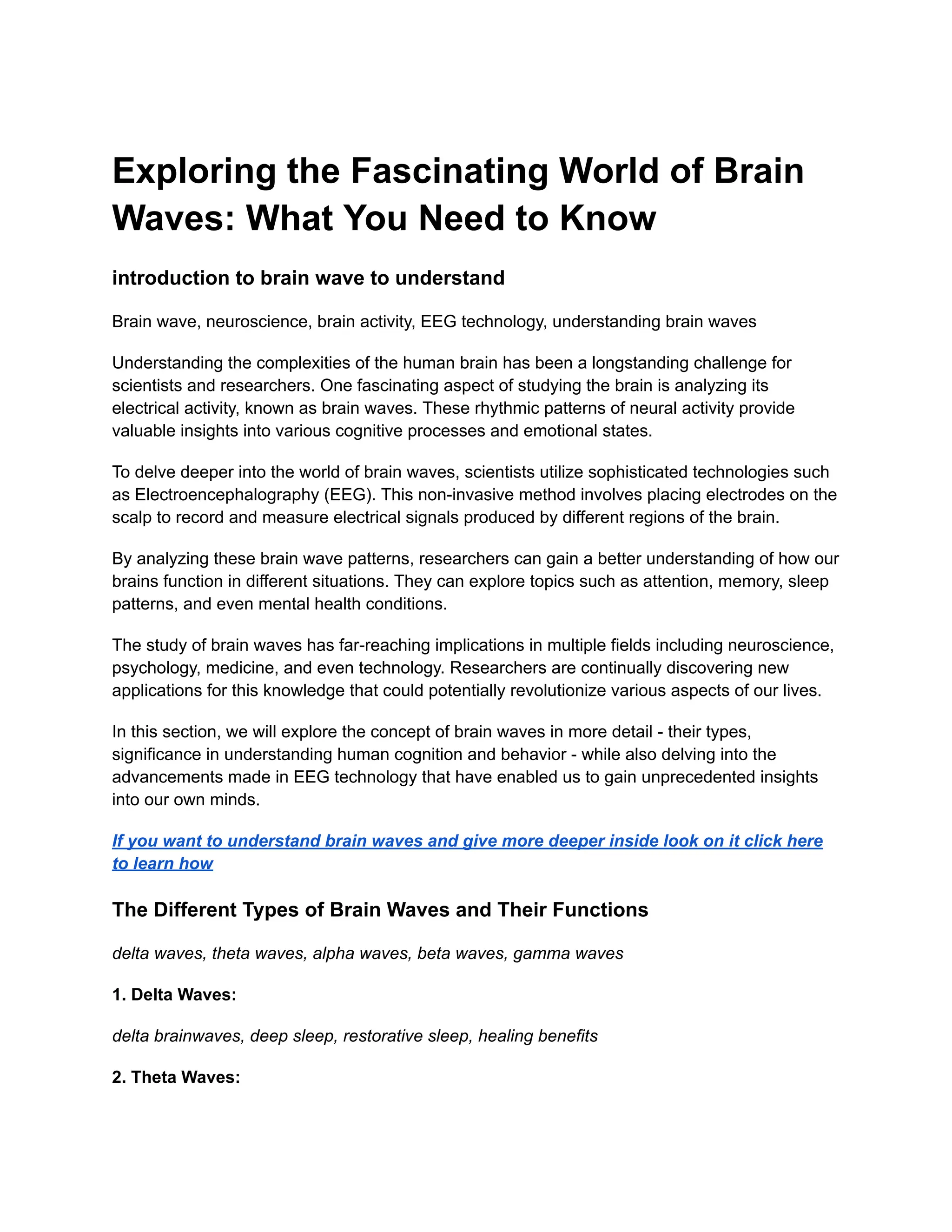 brain wave | PDF
