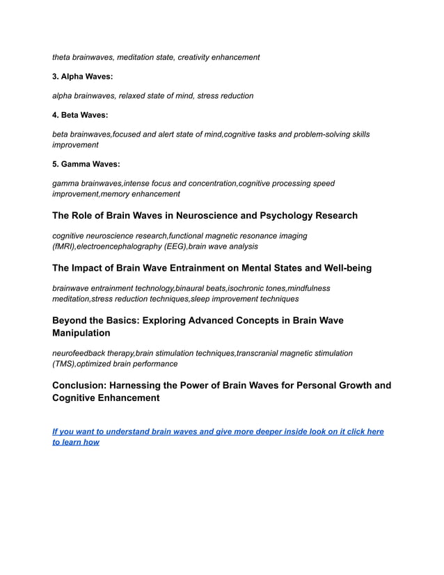 brain wave | PDF