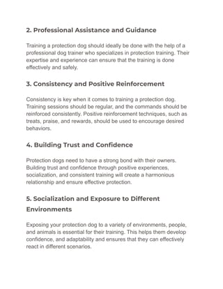THE SECRETS BEHIND EFFECTIVE PROTECTION DOG TRAINING | PDF | Dogs | Pets