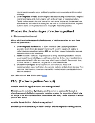 Electromagnetism Concept : Theory to Applications | Superb Explanation ...