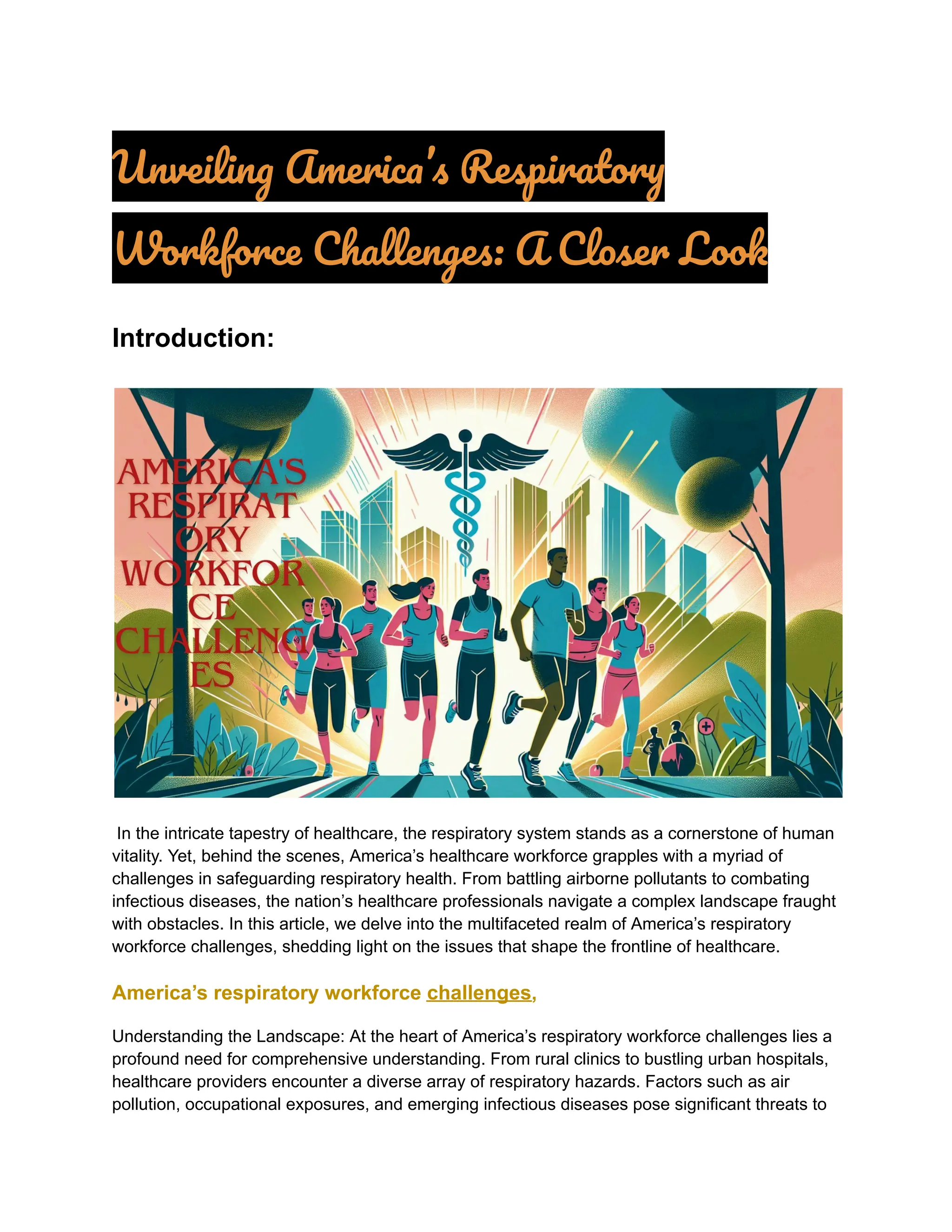 Unveiling America’s Respiratory Workforce Challenges: A Closer Look | PDF | Lung and Respiratory ...