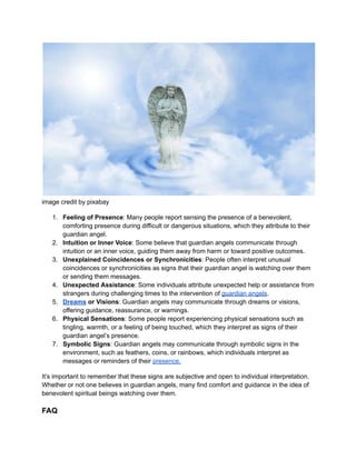 Unveiling the Role of Guardian Angels’: Heavenly Protectors in Our ...