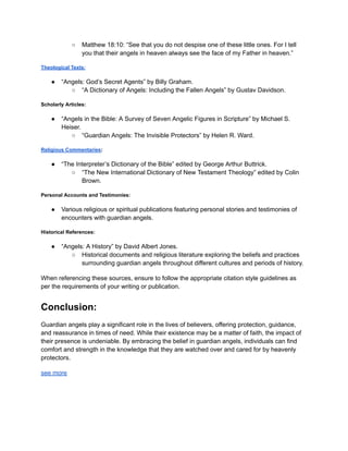 Unveiling the Role of Guardian Angels’: Heavenly Protectors in Our ...