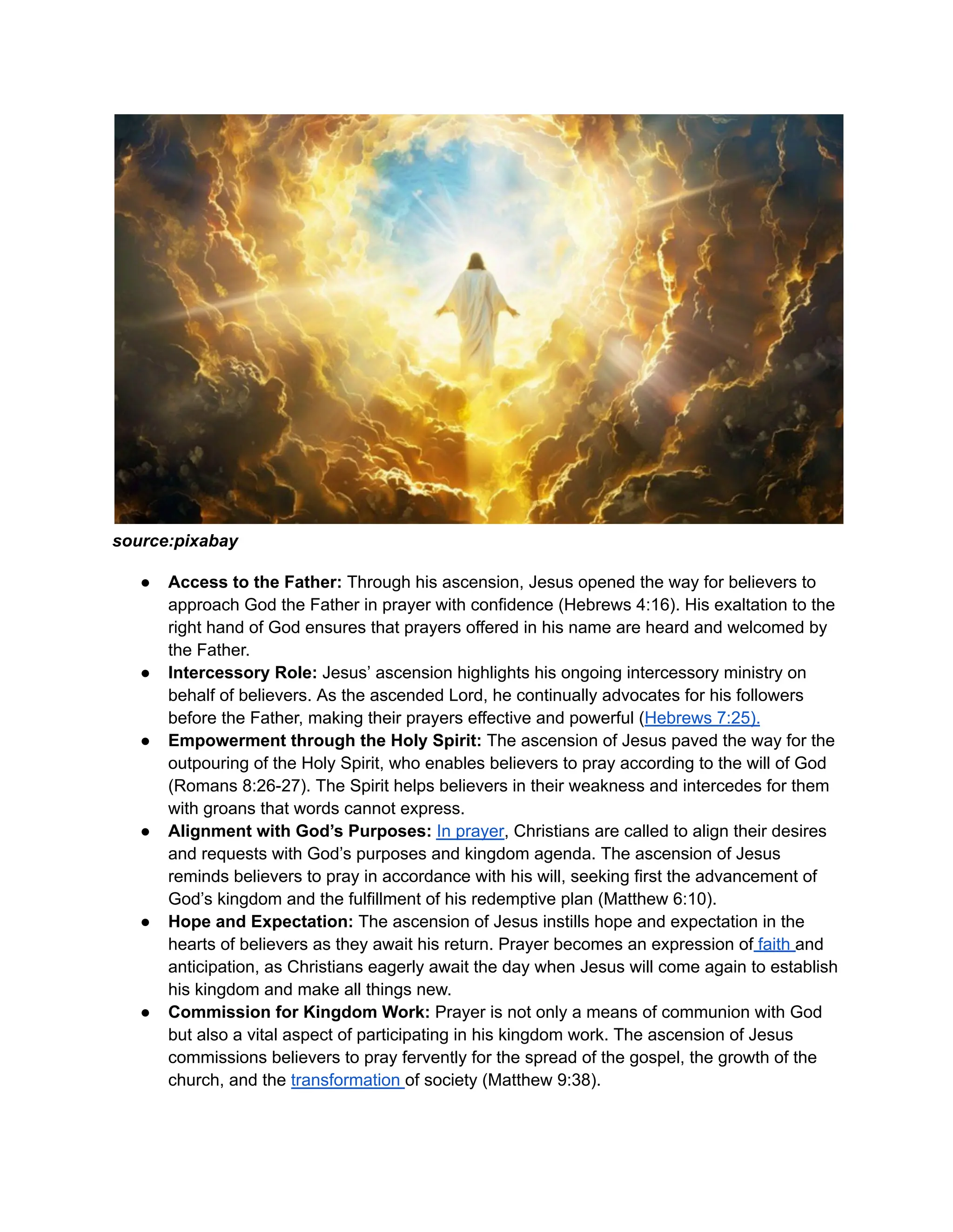 Exploring the Meaning of Jesus’ Ascension | PDF