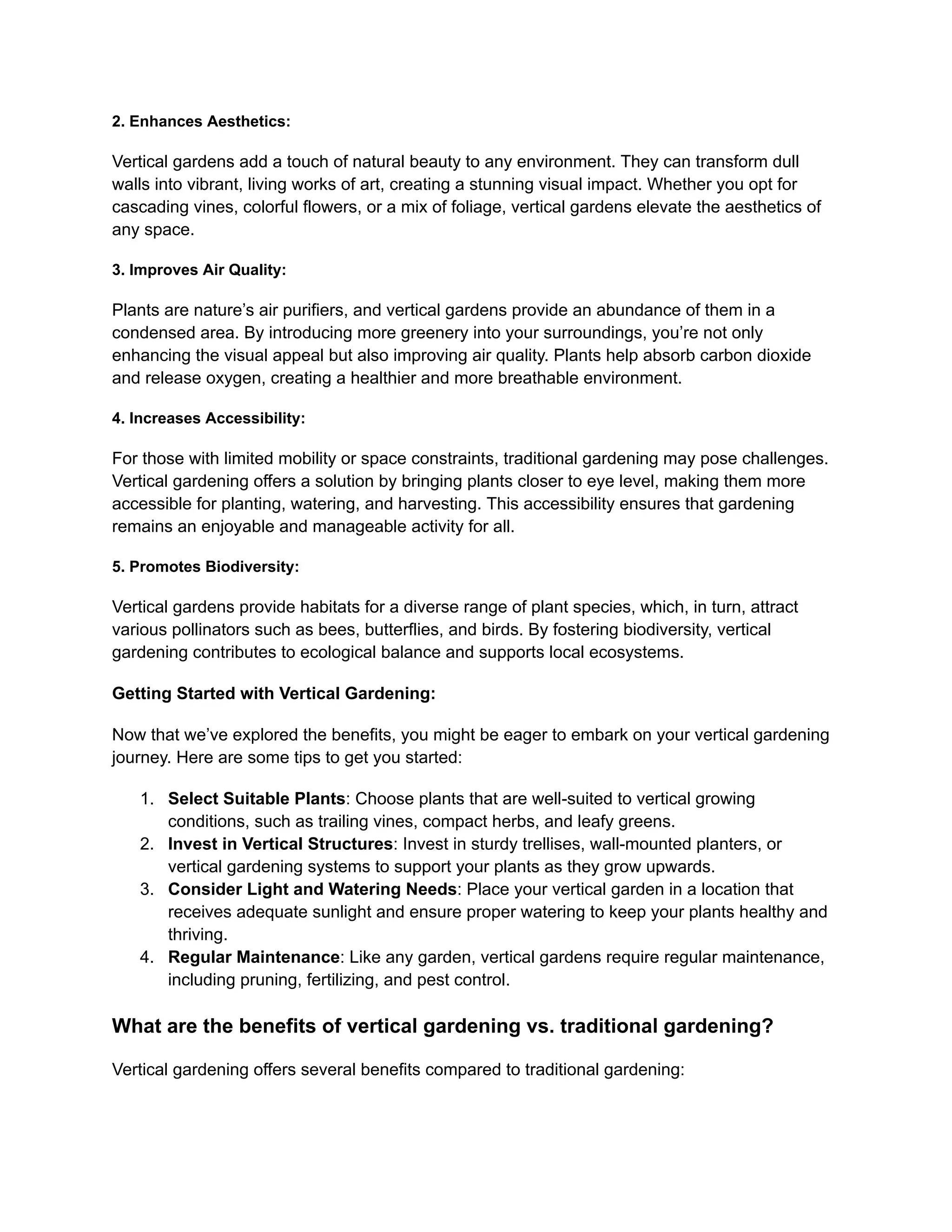 Growing Up: Exploring the Benefits of Vertical Gardening | PDF