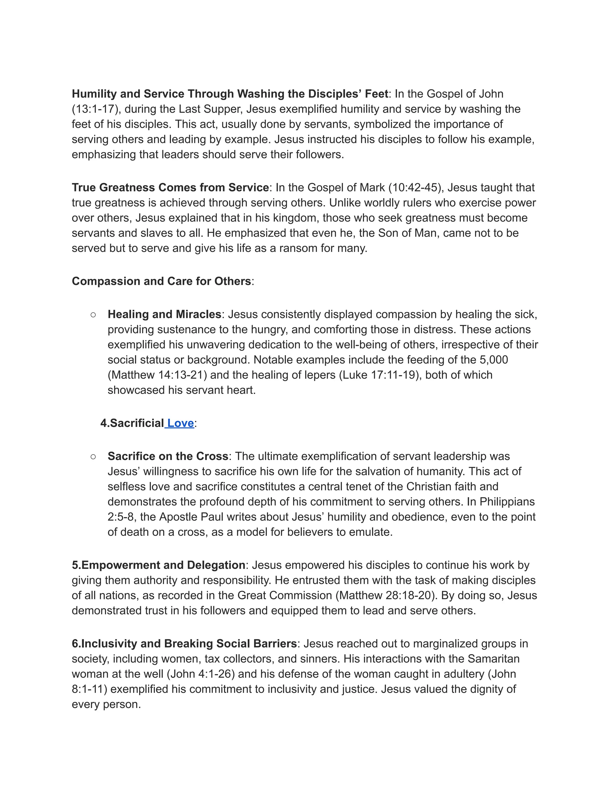 Servant Leadership: Insights from Jesus’ Call to the Twelve | PDF