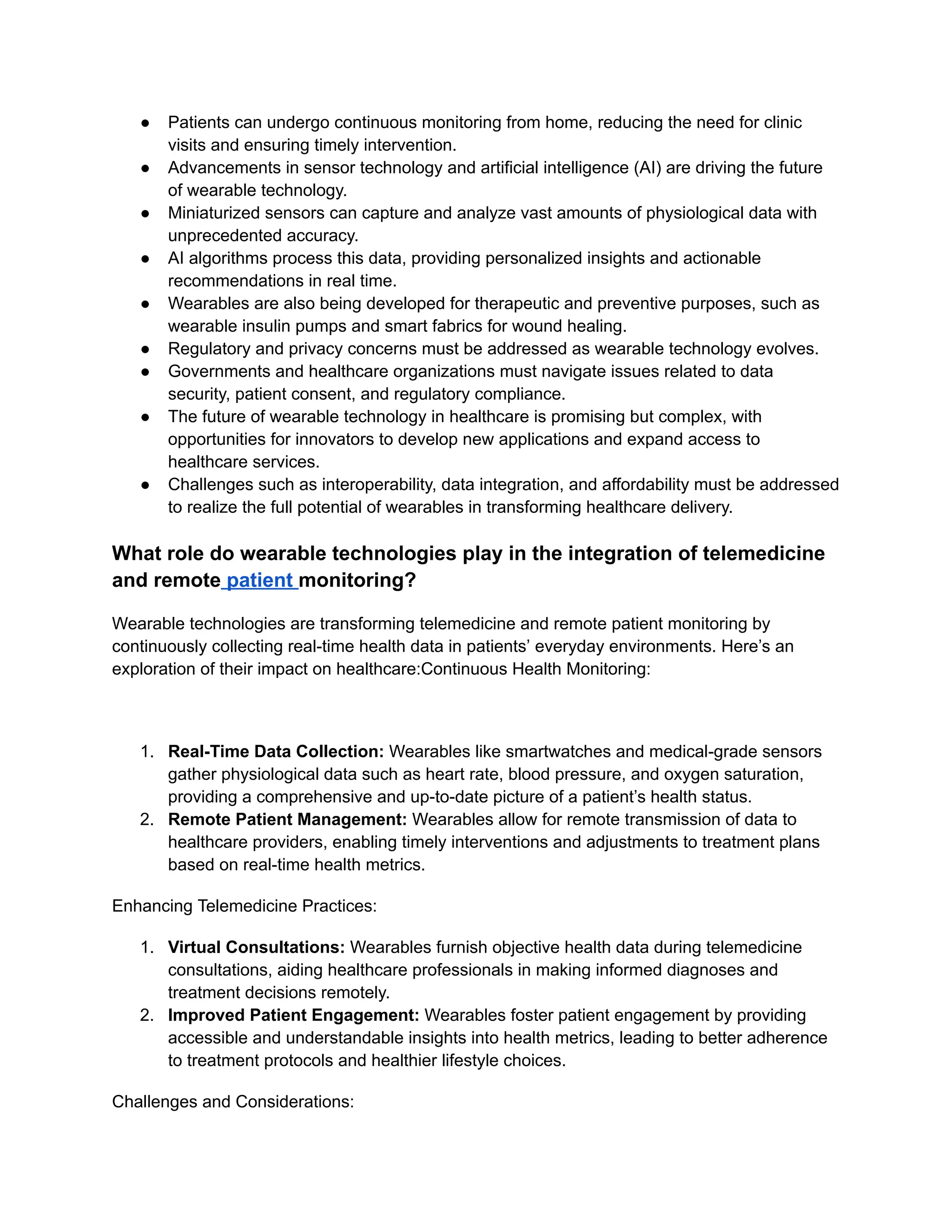 The Future of Wearable Technology in Healthcare: Innovations and Trends ...