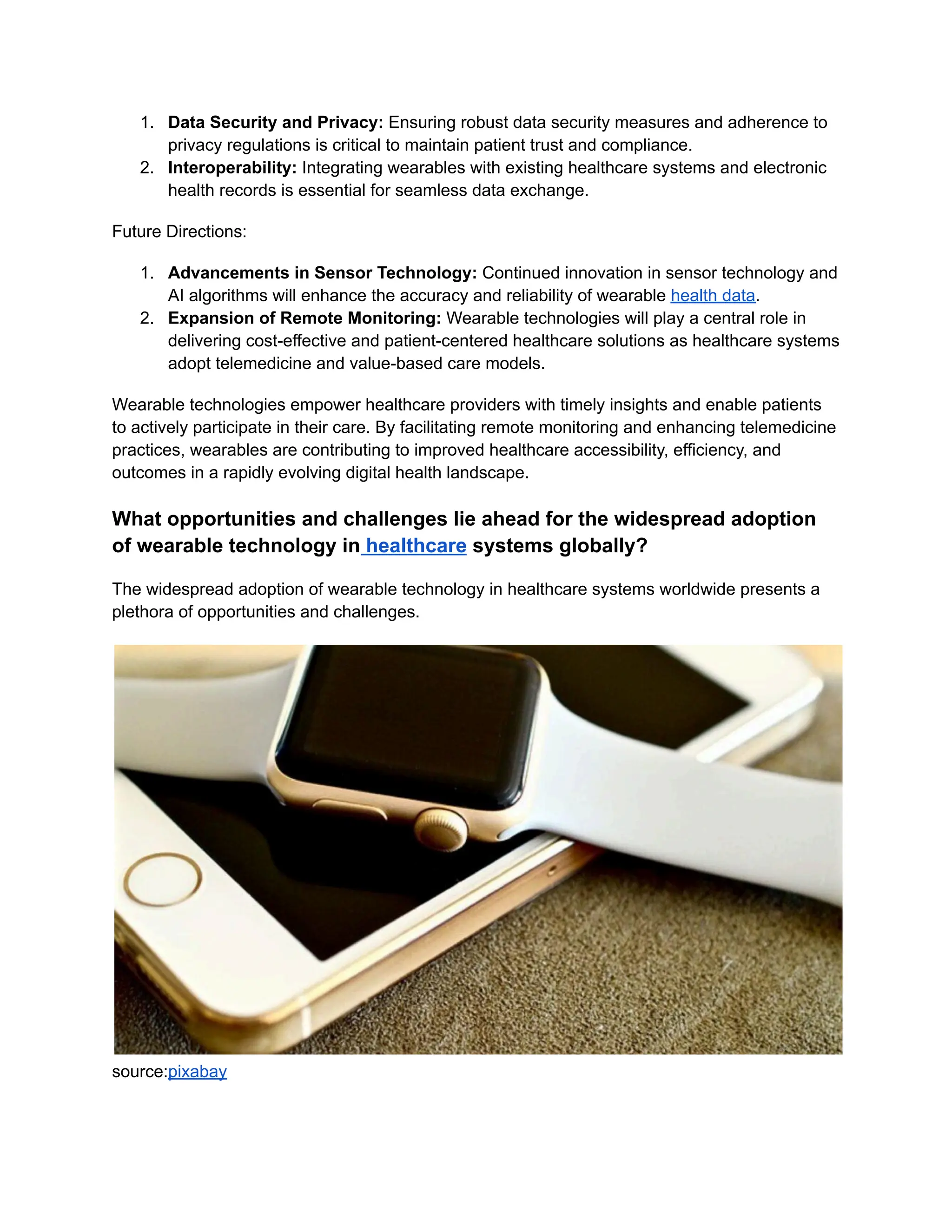 The Future of Wearable Technology in Healthcare: Innovations and Trends ...