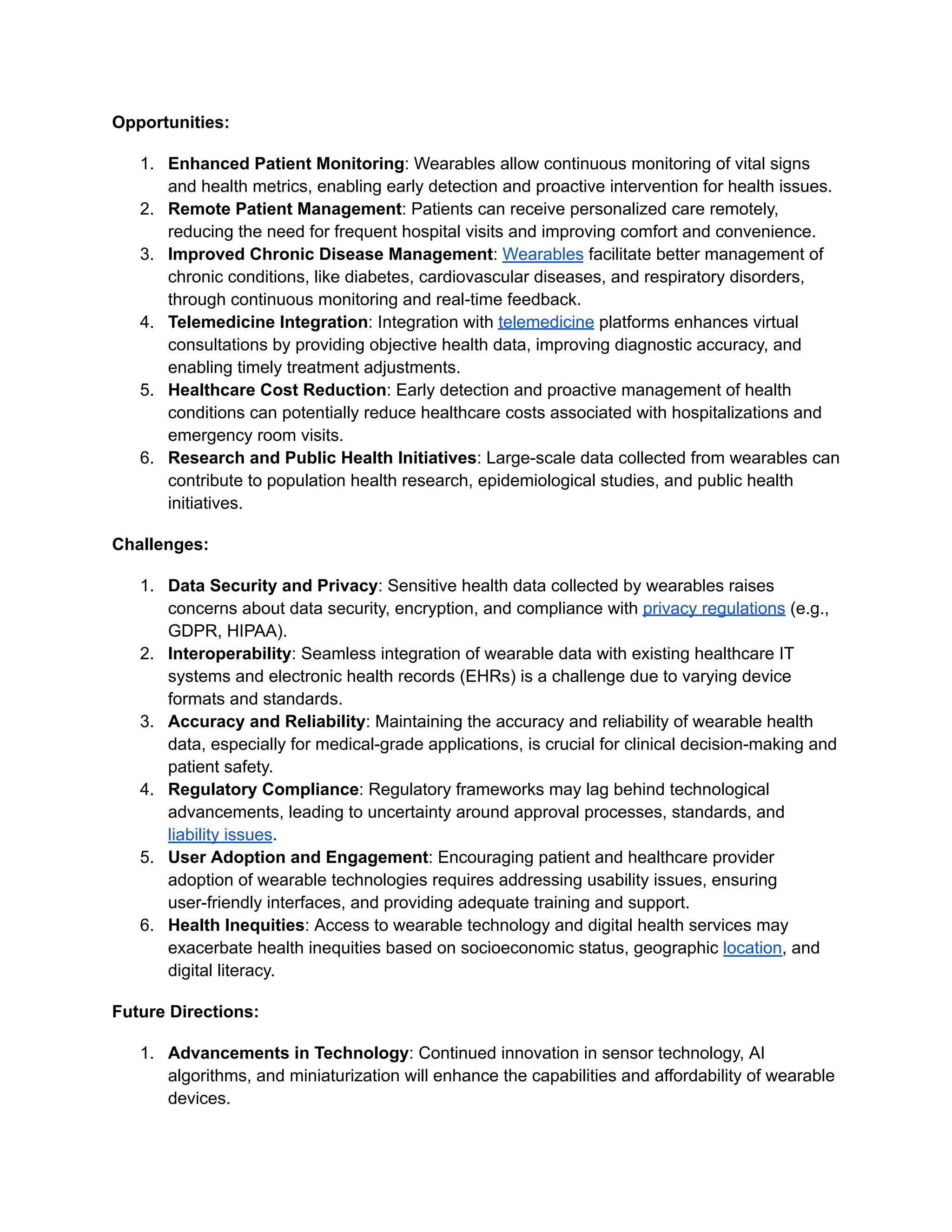 The Future of Wearable Technology in Healthcare: Innovations and Trends ...