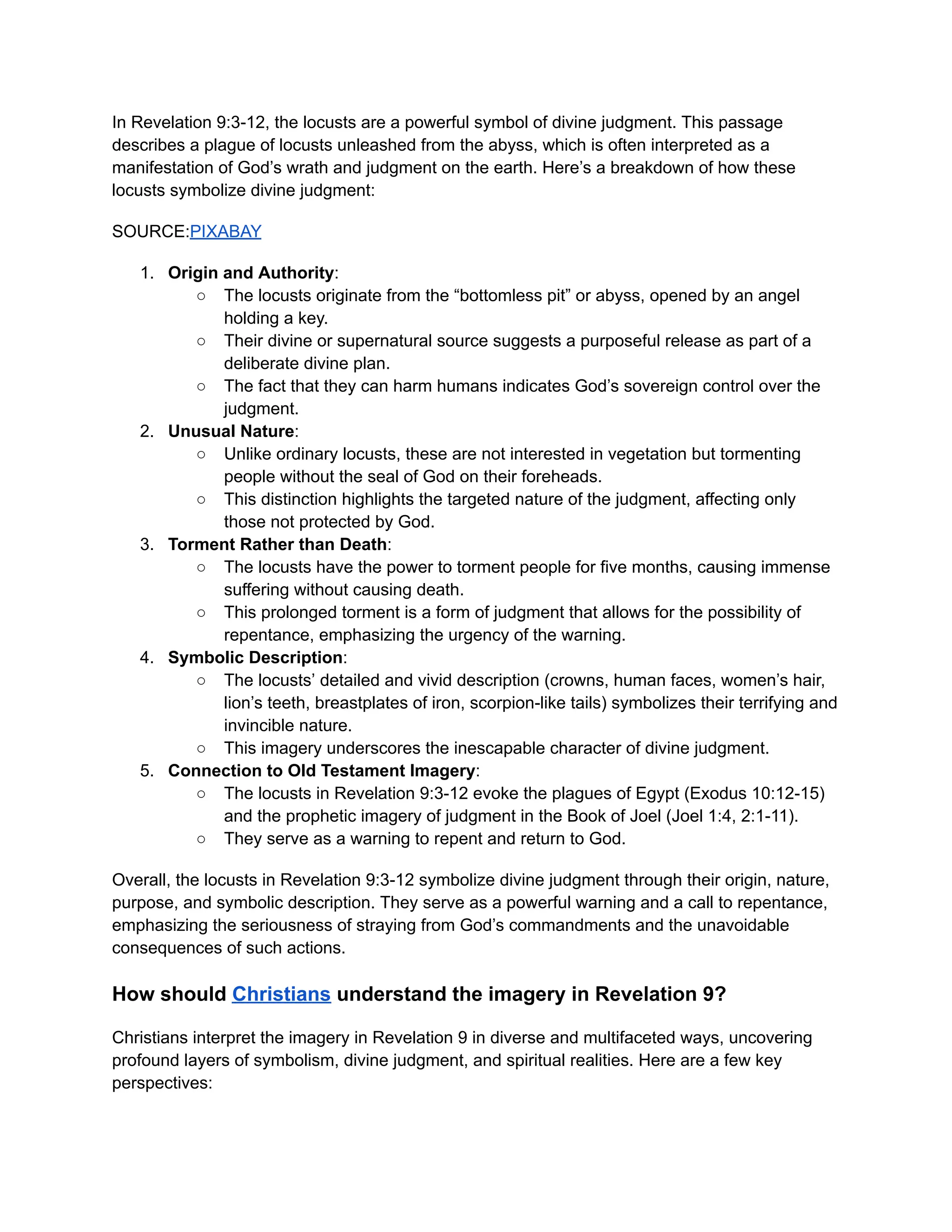 The Significance of the Locust Army in Revelation 9 | PDF