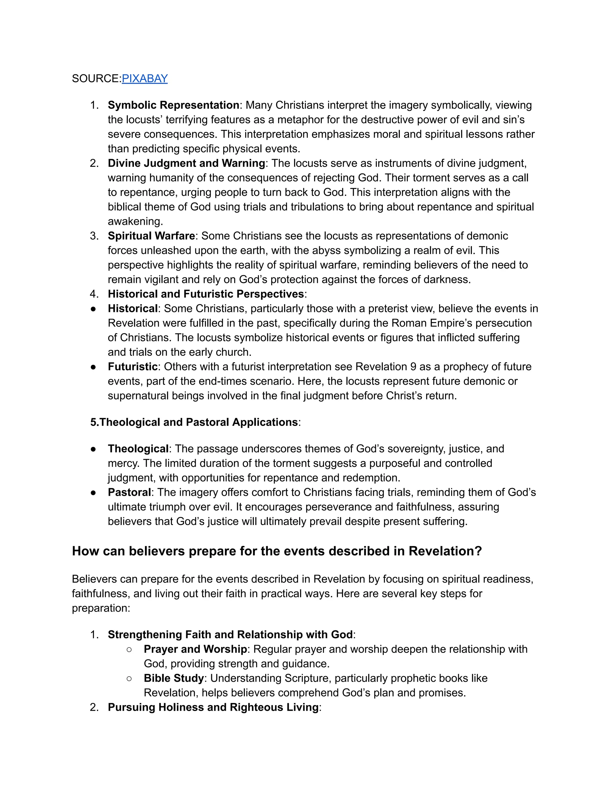 The Significance of the Locust Army in Revelation 9 | PDF